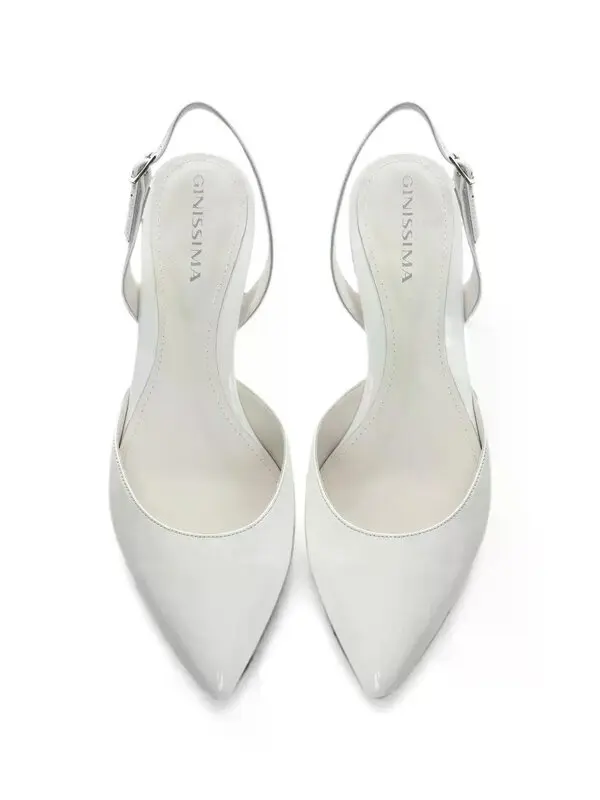 GINISSIMA Alice Pointed-toe Slingback Pumps