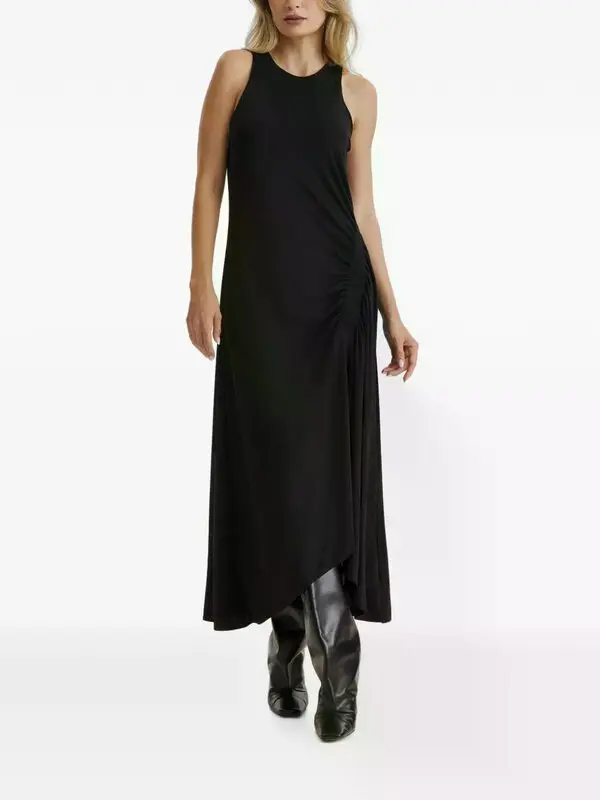 CUANNA Ruched Sleeveless Dress