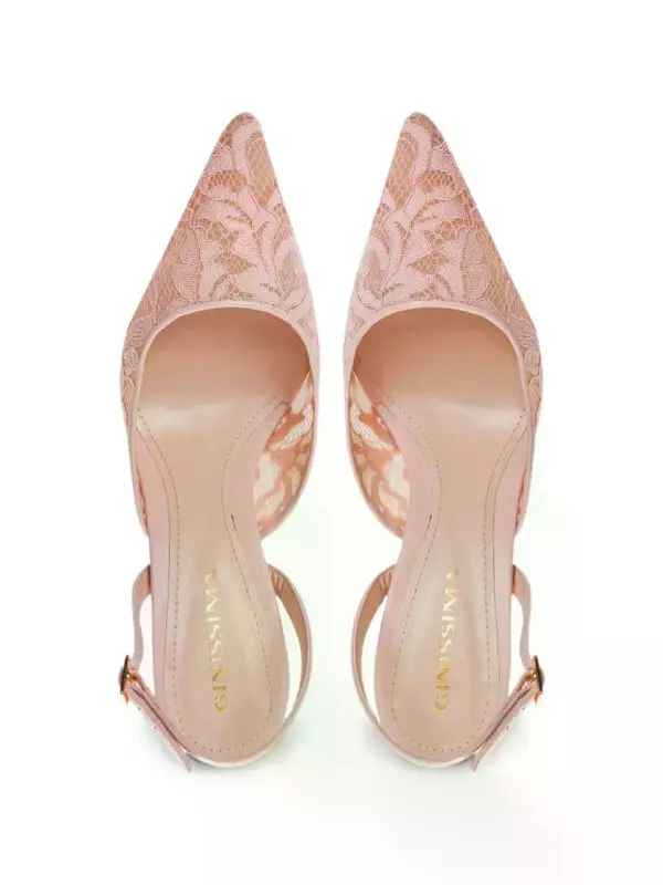 GINISSIMA Ines Lace Slingback Pumps