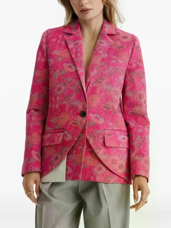 CUANNA Doubleyou Floral-jacquard Jacket