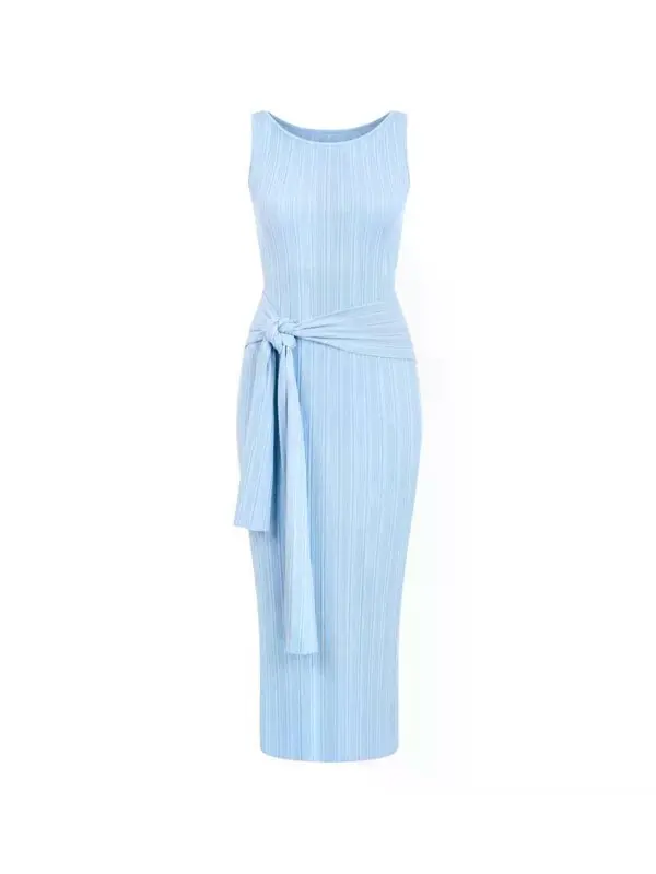 Ph5 Ayla Reversible Ribbed-knit Midi Dress - Blue