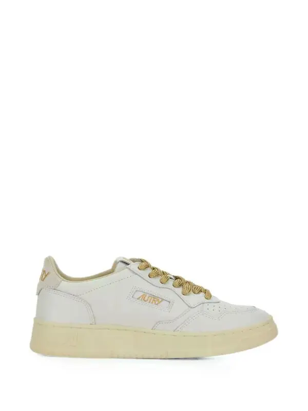 AUTRY Medalist Perforated Panelled Sneakers - Neutrals