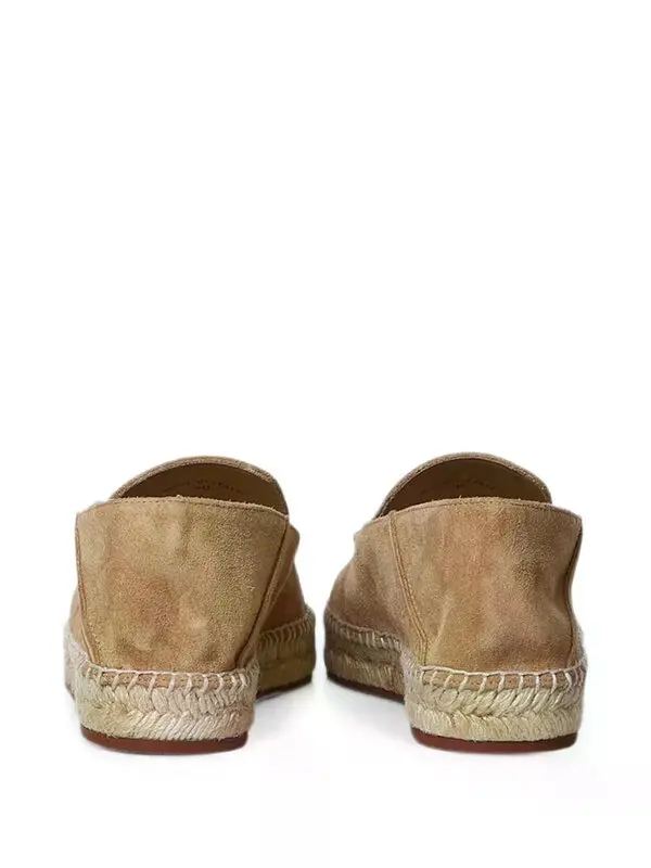 Loro Piana Suede Espadrille Loafers