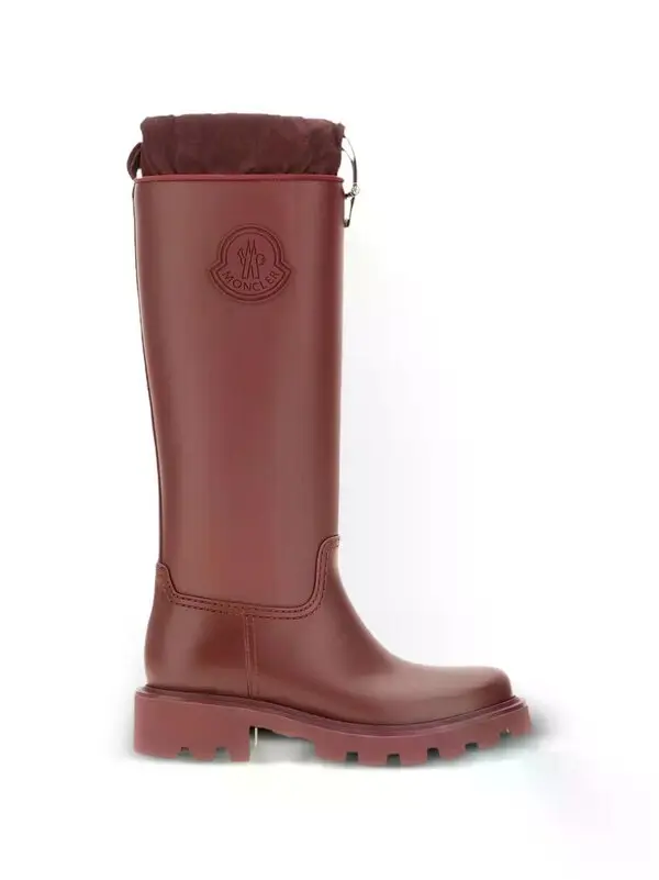 Moncler Knee-high Rain Boots - Red