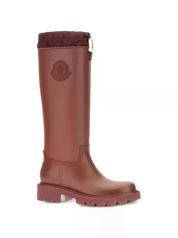 Moncler Knee-high Rain Boots - Red