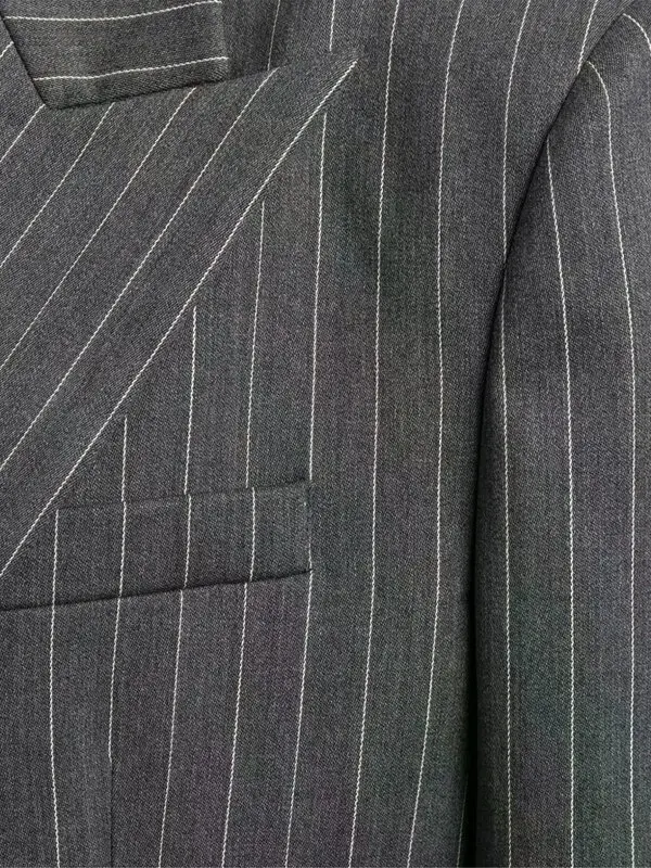 DONDUP Pinstripe-pattern Peak-lapels Jacket