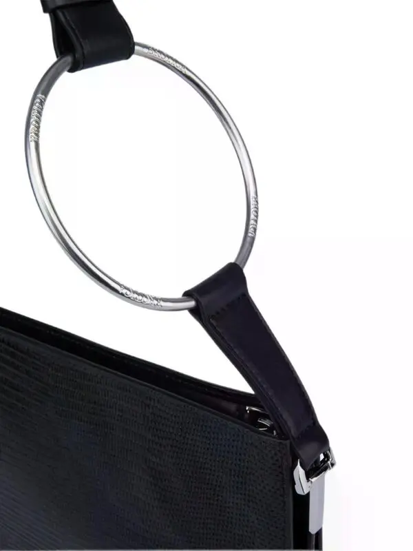 DONDUP Lizard-effect Leather Tote Bag