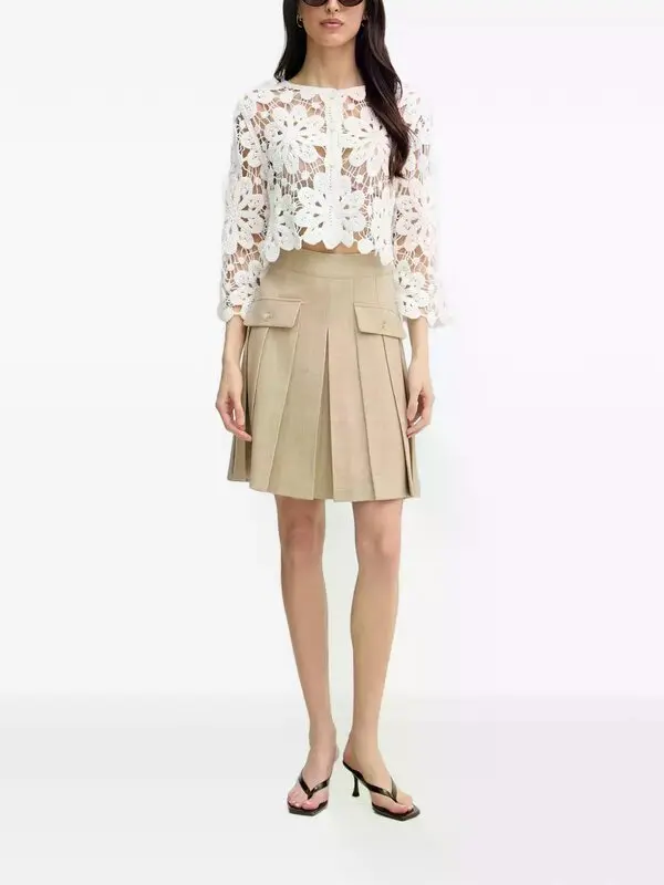 Joseph Ribkoff Floral-crochet Cardigan