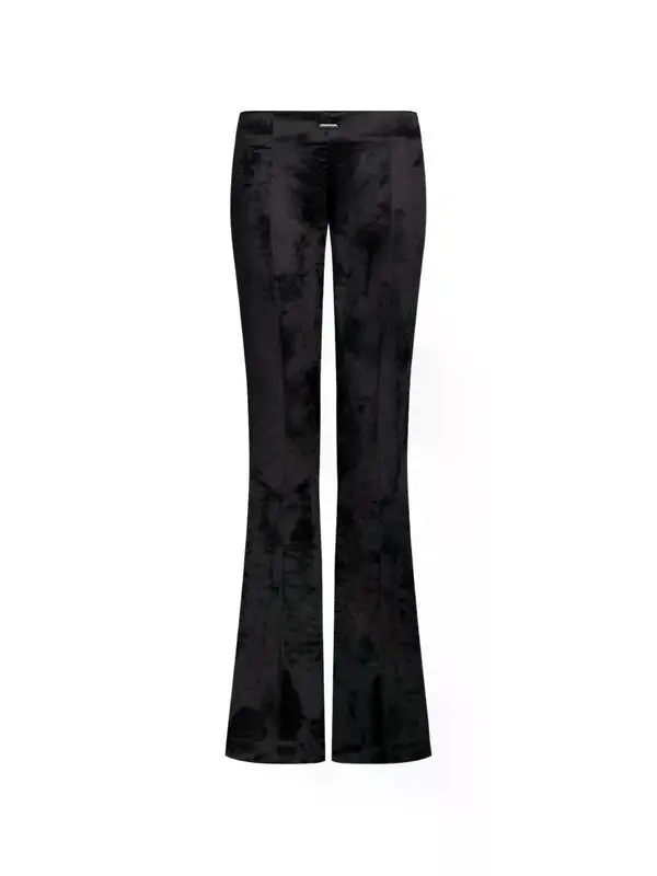 DONDUP Crushed-velvet Flared Trousers