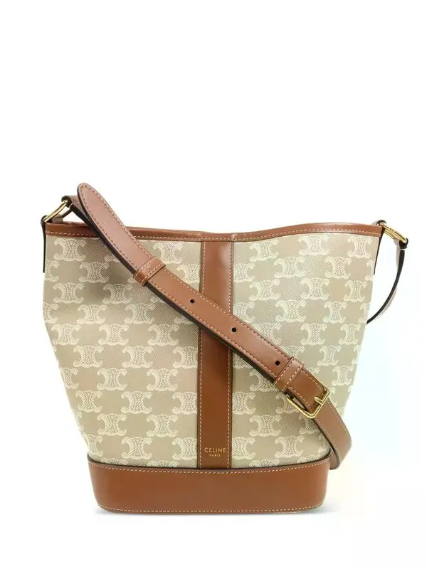 Celine Small Triomphe Shoulder Bag - Neutrals