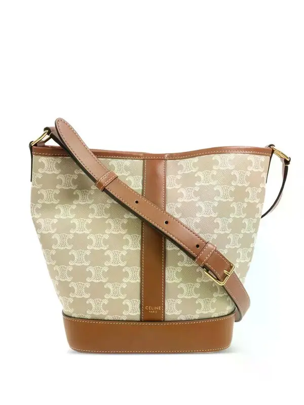 Celine Small Triomphe Shoulder Bag - Neutrals