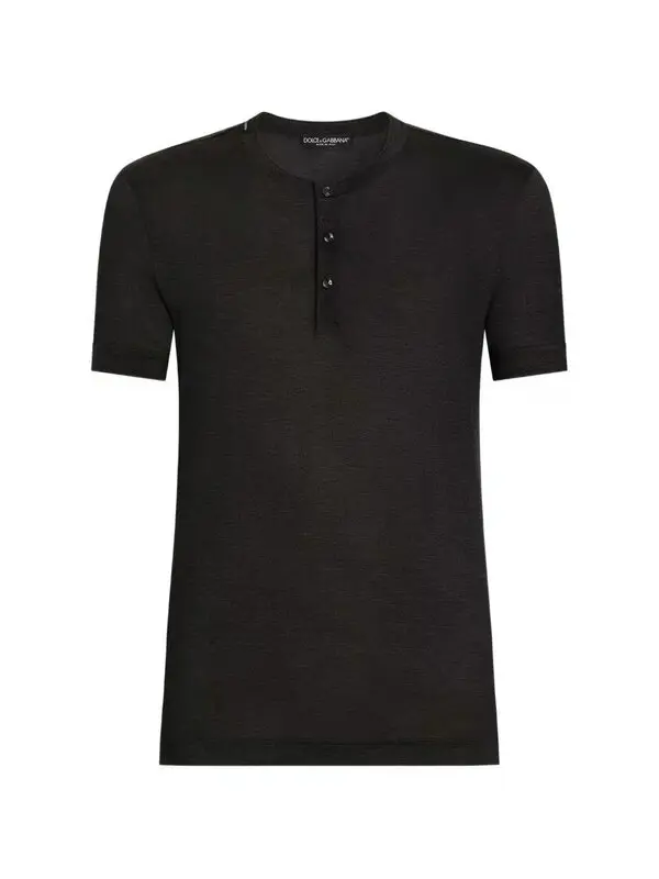 Dolce & Gabbana Silk Serafino T-shirt