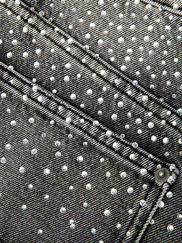 Ksubi Maxx Operator Crystal-embellished Shorts