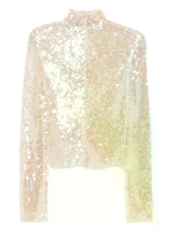 Monse Embellished Sequin Top
