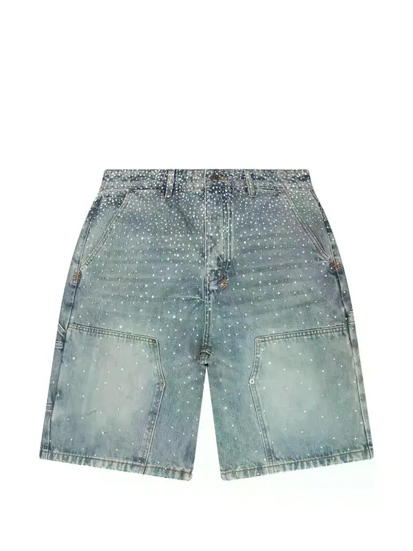 Ksubi Maxx Operator Crystal-embellished Shorts
