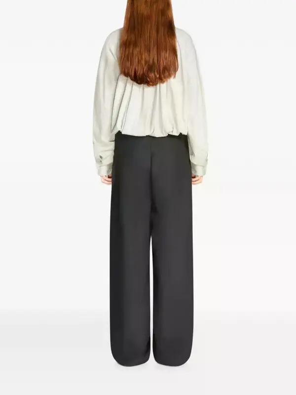 Dries Van Noten Belted Pleated Trousers