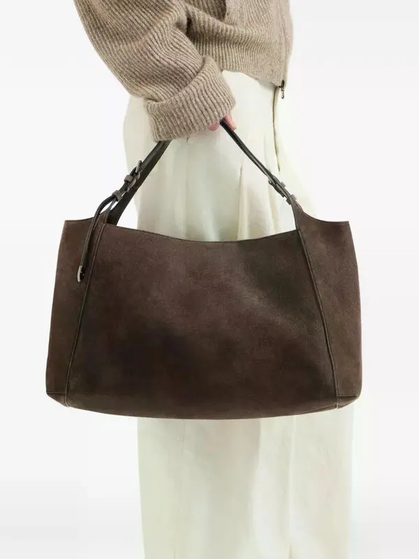 Brunello Cucinelli Suede Shopper Bag