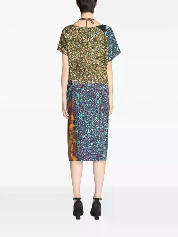 Dries Van Noten Draped Viscose Dress