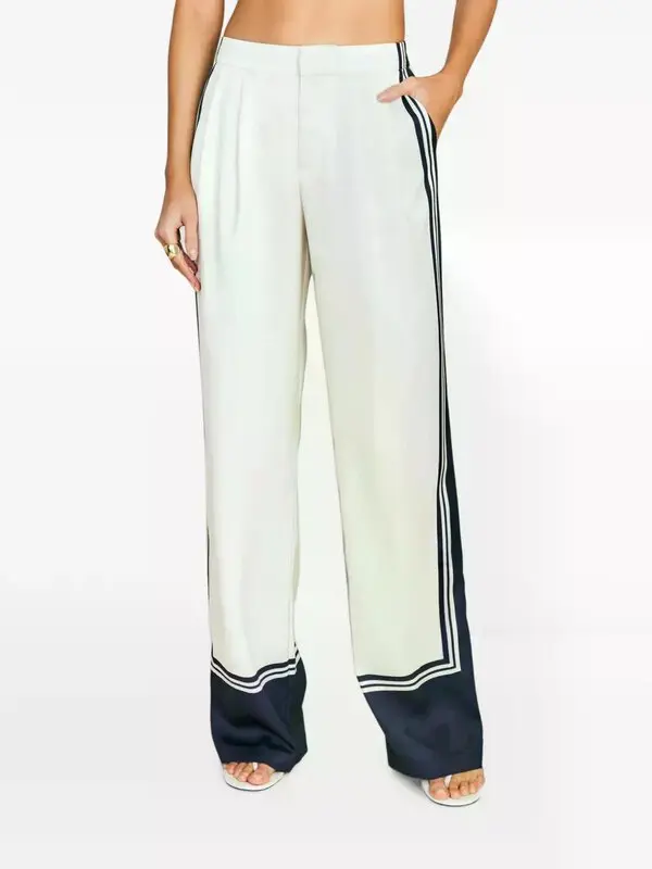 SEROYA Marlowe Tile-print Trousers