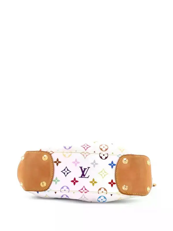 LOUIS VUITTON Monogram Multicolor Judy Pm Shoulder Bag - White