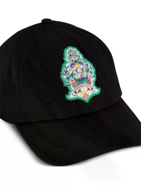 Casablanca Hotel Emblem Baseball Cap - Black