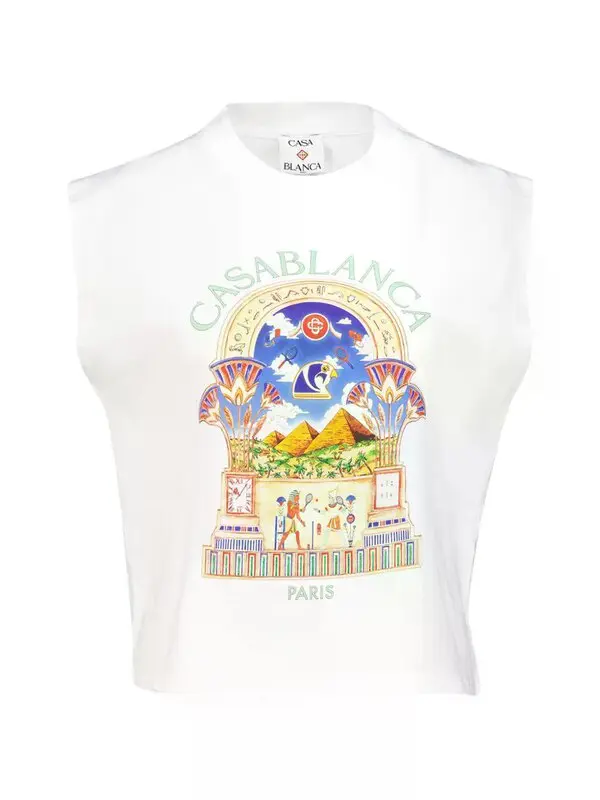 Casablanca Graphic-print Tank Top