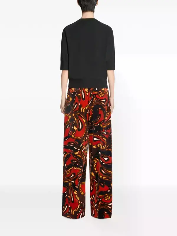 Dries Van Noten Wide Leg Pants