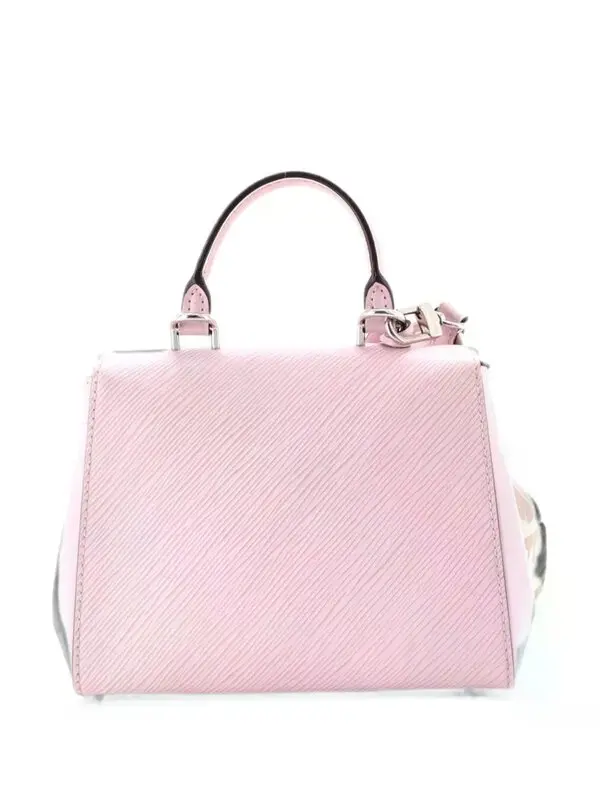 LOUIS VUITTON Cluny Top Handle Bag Epi Leather Mini Satchel
