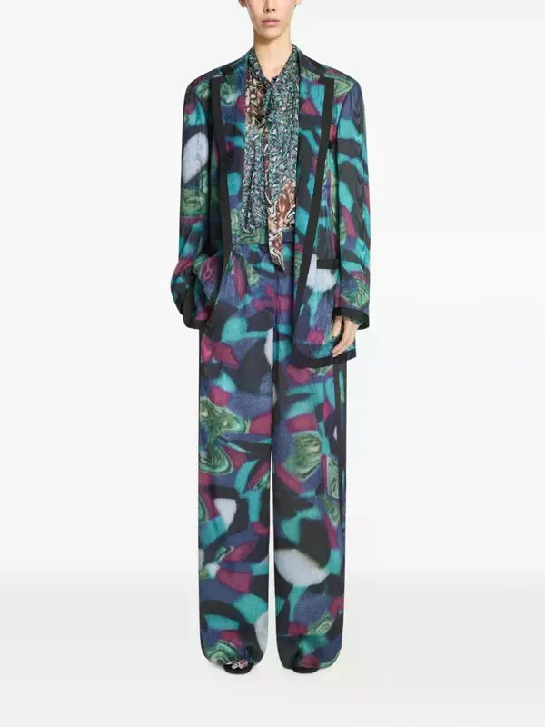 Dries Van Noten Wide Leg Pants