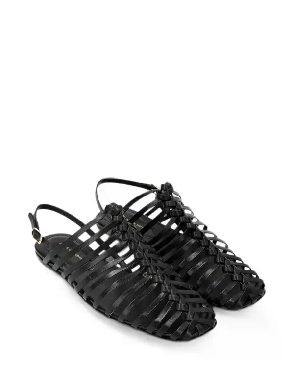 Dries Van Noten Braided Leather Sandals