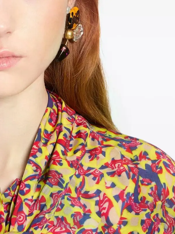 Dries Van Noten Handmade Crystal-embellished Earrings