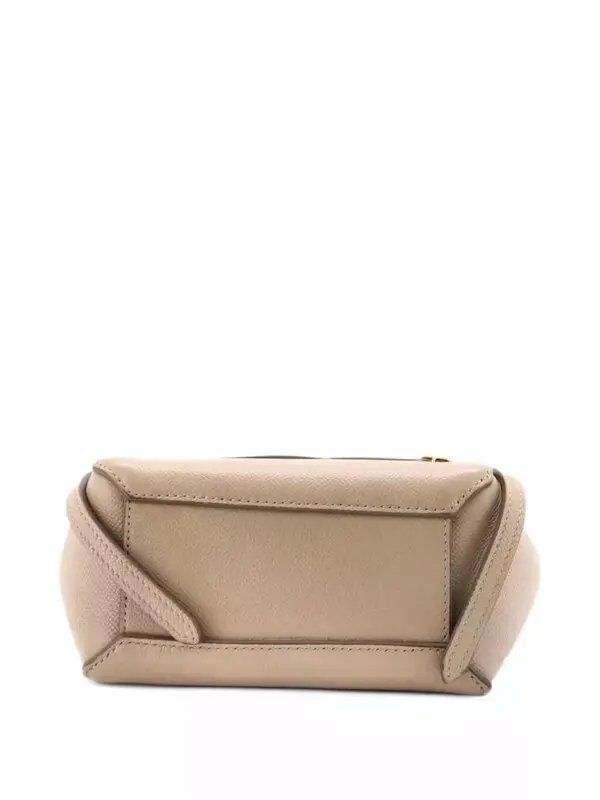 Celine Belt Bag Pico Textured Leather Shoulder Bag - Neutrals
