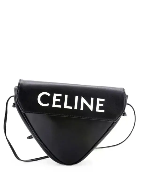 Celine Triangle Bag Leather Small Crossbody Bag