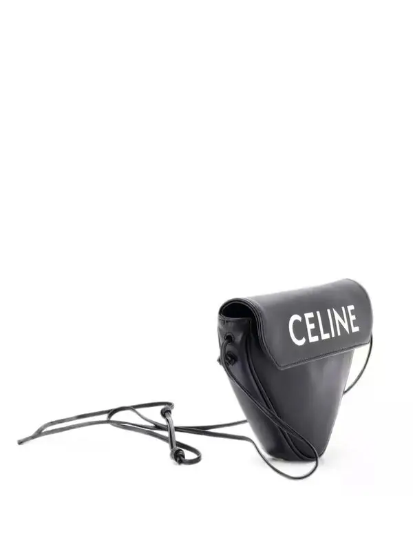 Celine Triangle Bag Leather Small Crossbody Bag
