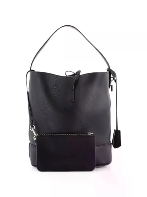 LOUIS VUITTON Nn14 Cuir Nuance Leather Gm Bucket Bag - Black
