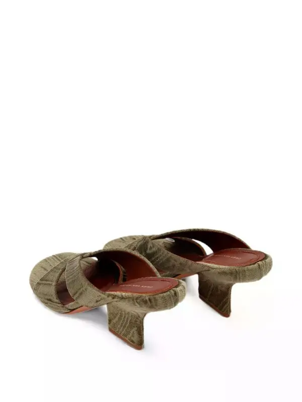 Dries Van Noten Heeled Velvet Mules