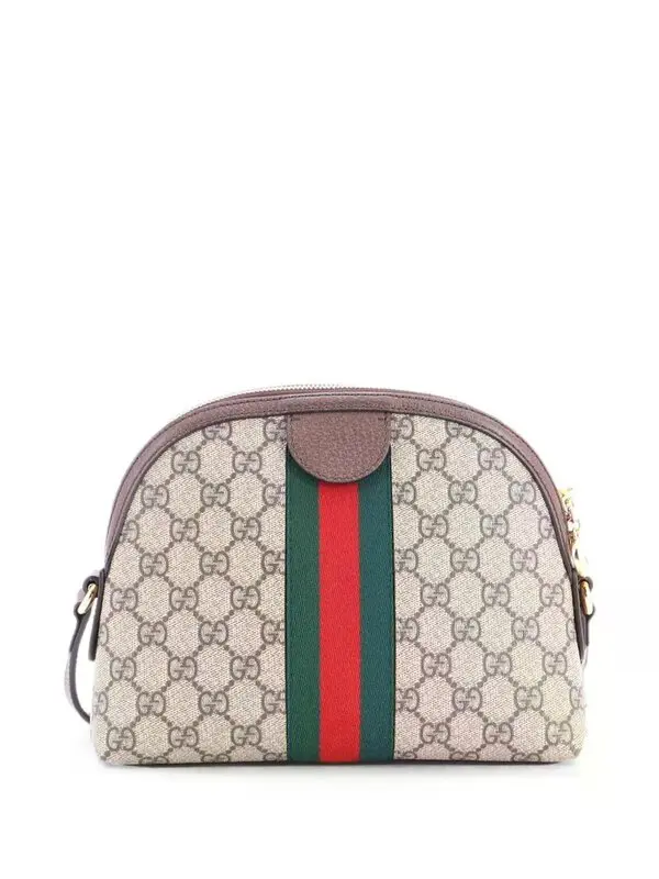 Gucci Ophidia Dome Gg Coated Canvas Small Shoulder Bag