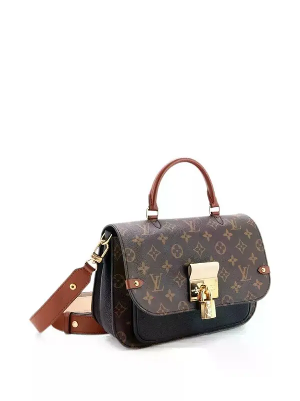 LOUIS VUITTON Vaugirard Handbag Monogram Canvas With Leather Satchel