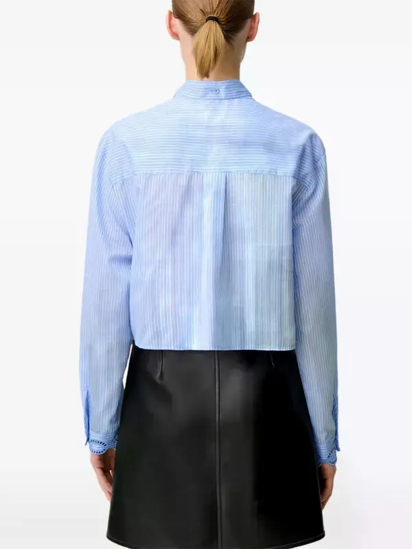 Claudie Pierlot Striped Poplin Shirt