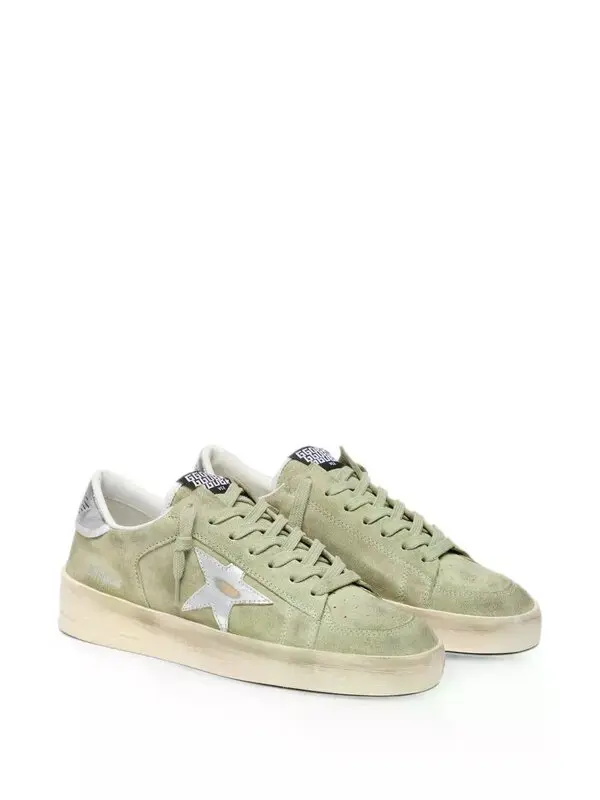GOLDEN GOOSE Stardan Suede Sneakers - Green