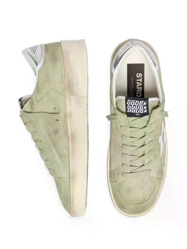 GOLDEN GOOSE Stardan Suede Sneakers - Green