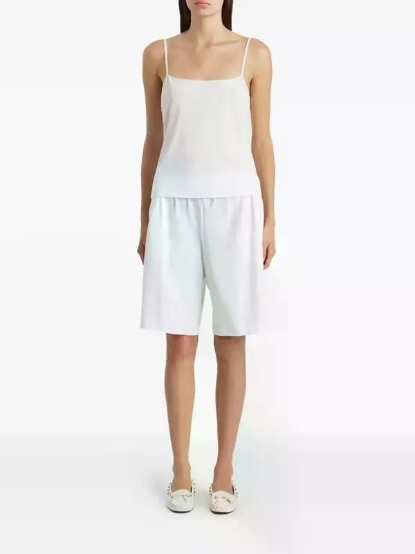 Khaite Poppy Cotton Shorts