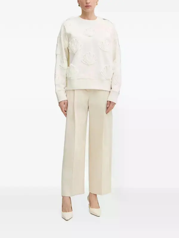 FORTE_FORTE Shell-appliqué Sweatshirt