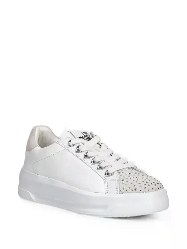 Moschino Rhinestone-embellished Sneakers