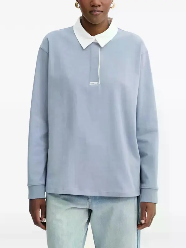 Munthe Becent Long-sleeve Polo Top