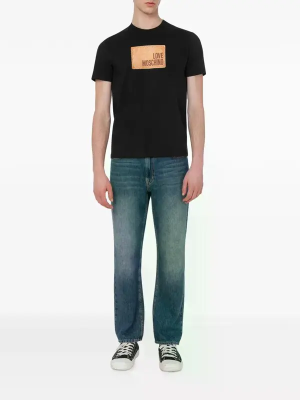 Moschino Printed Cotton Jersey T-shirt