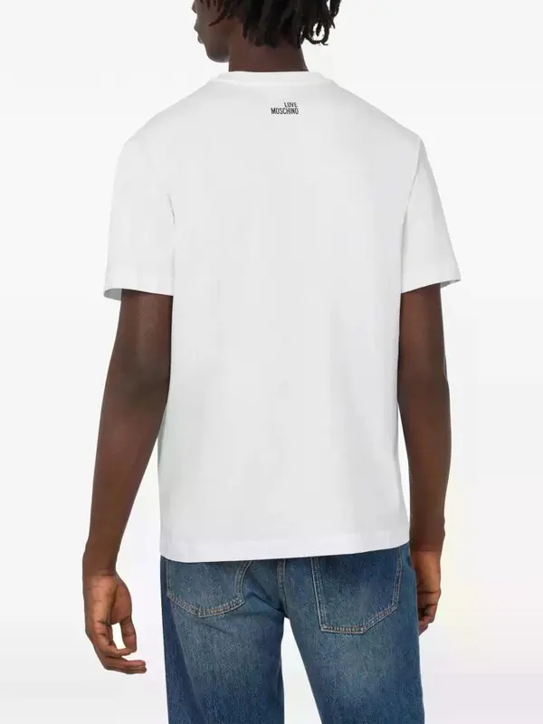 Moschino Printed Cotton Jersey T-shirt