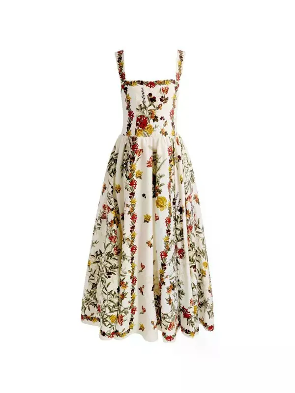 Alice + Olivia Vera Midi Dress