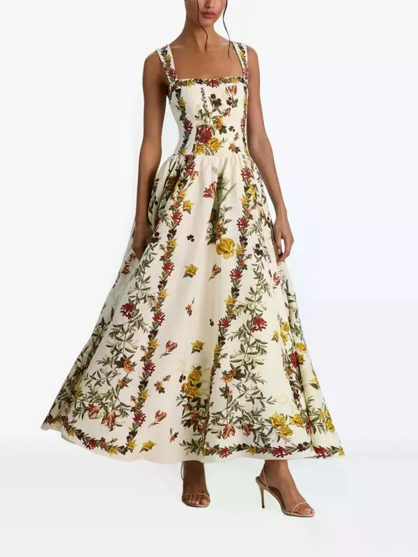 Alice + Olivia Vera Midi Dress