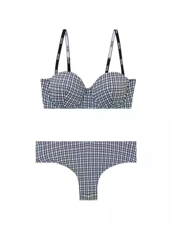 Gcds Gingham-pattern Bikini